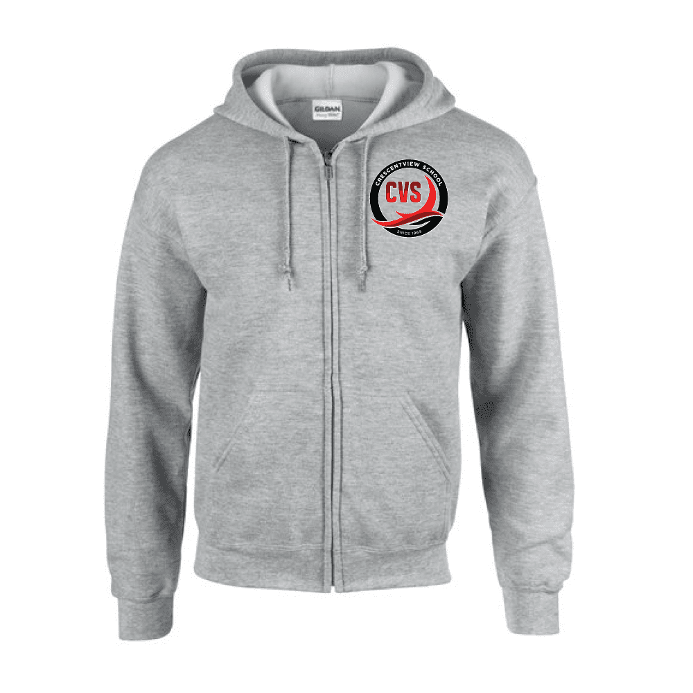 G186 Gildan Heavy Blend 8 oz., 50/50 Full-Zip Hooded Sweatshirt - Sport ...